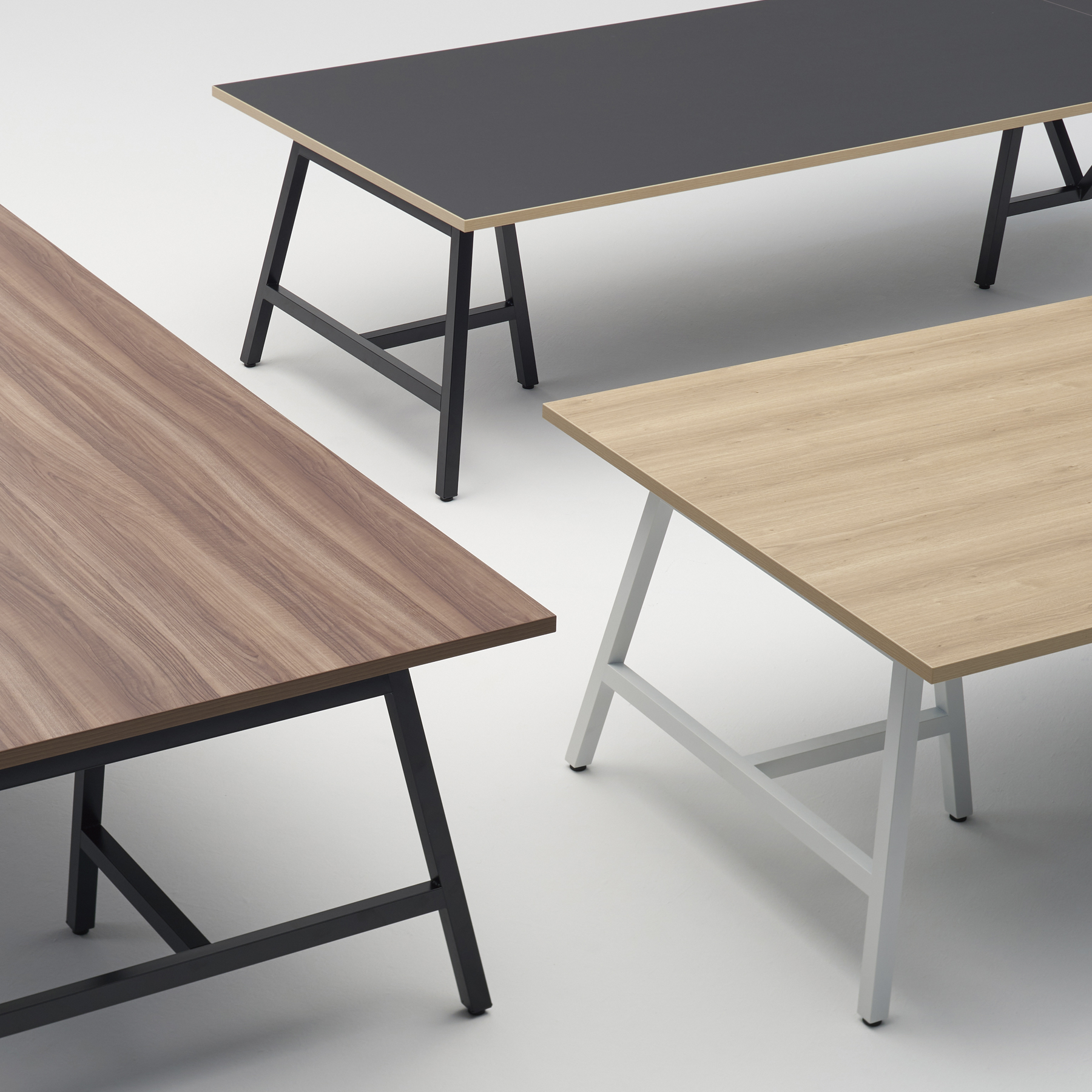 FLEX-WIZ FREE ADDRESS DESK-STEEL LEG WH | 【ASPLUND CONTRACT】 アスプルンド コントラクト